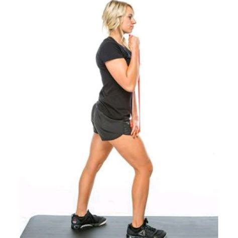 Bicep Curl With Band Exercise How To Skimble