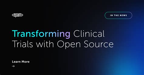 How Open Source Technologies Will Transform Digital Clinical Trials Epam