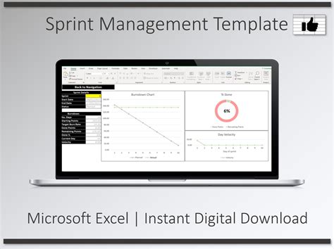 Sprint Management Excel Template Scrum Excel Template Agile Excel