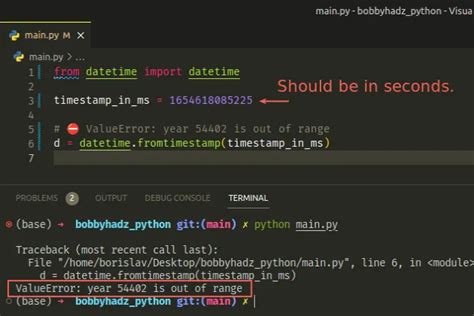 Valueerror Year Is Out Of Range In Python Solved Bobbyhadz
