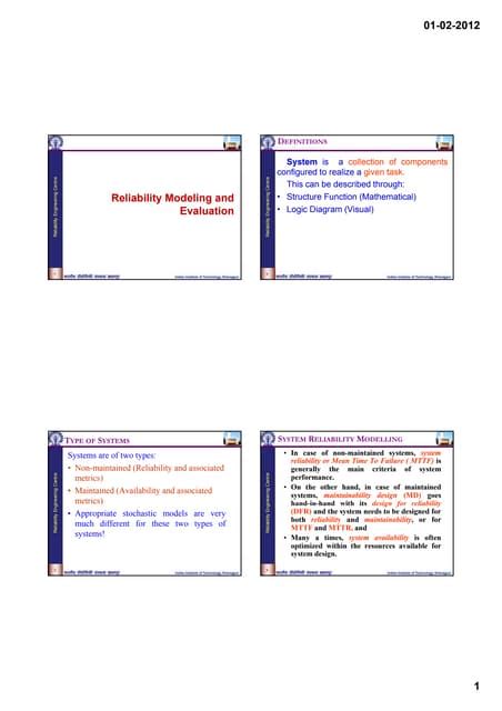 3 Reliability Modelling Pdf Operating Systems Computer Software