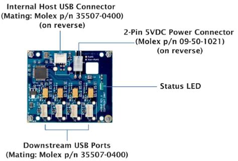 Logicbus Hub4ph Kt High Speed 4 Port Usb 2 0 Hub With Battery Charging Downstream Ports User Manual