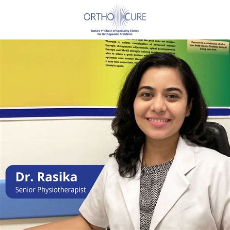 Orthocure Welcomes Dr Rasika To Our Orthocure Clinics