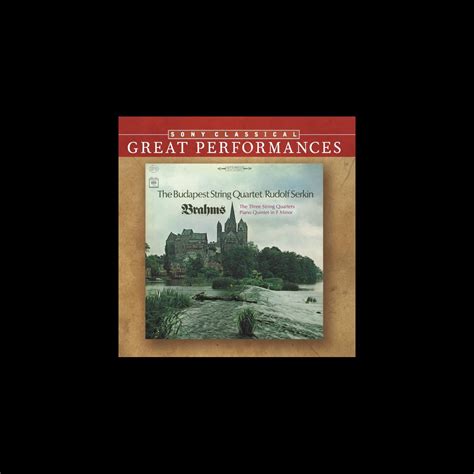 ‎brahms The Three String Quartets Op 51 And Op 67 Piano Quintet In F