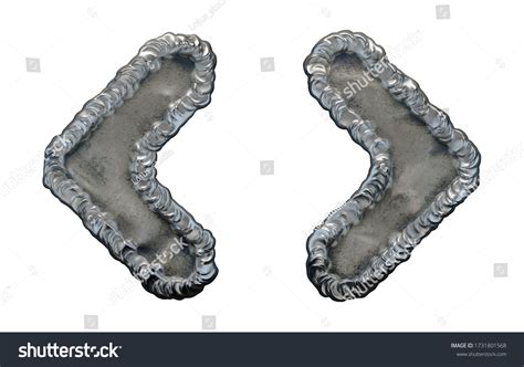 Set Symbols Left Right Angle Bracket Stock Illustration 1731801568 Shutterstock