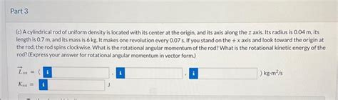 Solved Calculate The Angular Momentum For A Rotating Disk