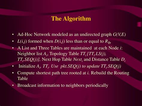 Ppt Unicast Routing In Mobile Ad Hoc Networks Powerpoint Presentation Id603530