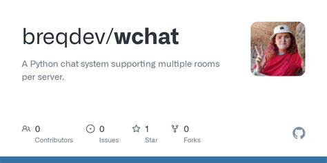 GitHub Breqdev Wchat A Python Chat System Supporting Multiple Rooms Per Server