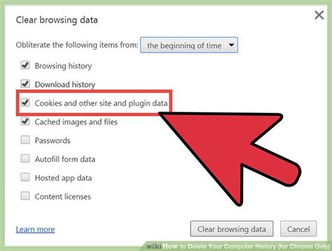 3 ways to delete your computer history for chrome only wikihow