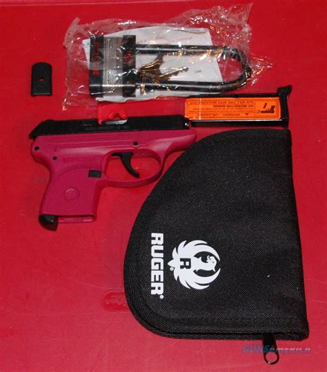 Ruger Lcp 380acp Raspberry Grip Frame And Extra For Sale