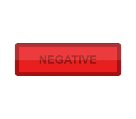 premium vector negative button