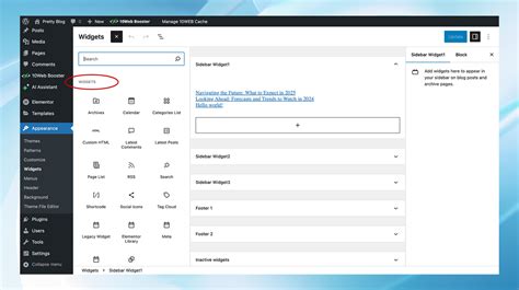How To Add A Sidebar In WordPress Web