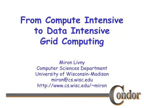 Ppt From Compute Intensive To Data Intensive Grid Computing Powerpoint Presentation Id4734660