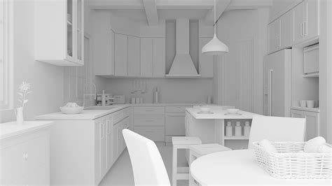 Interior Kitchen Render Finished Projects Blender Artists Community