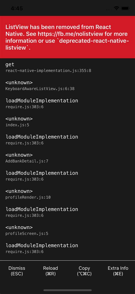Listview Has Been Removed From React Native · Issue 371 · Apslreact