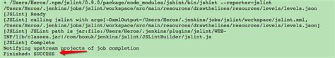 trying to jslint files using jenkins filenotfoundexception