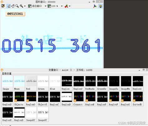halcon ocr字符识别案例 halcon 字符识别 背景模糊 csdn博客