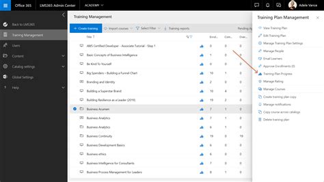 The Training Plan Progress Dashboard Overview And Manage Learners Progress Help Center