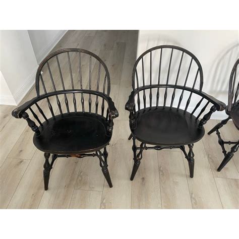 1980s Nichols And Stone Dining Set Queen Anne Drop Leaf Rectangle