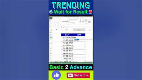 Excel Data To Year Exceltips Shorts Exceltricks Excel