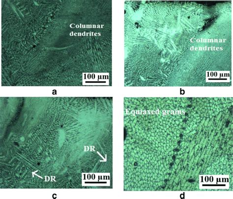 Microstructure Of The Graded Deposit A Bottom Layer B C Middle