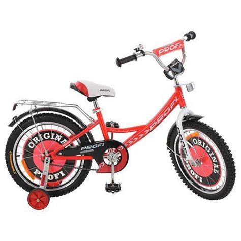 Детский двухколесный велосипед Profi Original boy Красный 18'' (G1845 ...