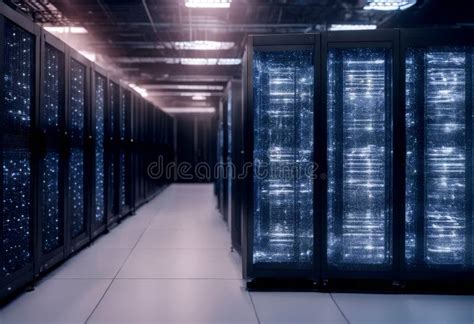 Racks Data Systems Center A Cooling Servers Modern Information Computer