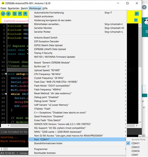Not Arduino Ide Ota Not Async Elegant Ota But Some Other More Reliable