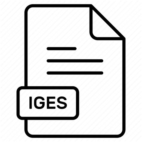 Iges File Format Page Document Sheet Paper Icon Download On Iconfinder