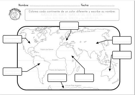 Mapa De Los 5 Continentes Para Colorear Imagui My Xxx Hot Girl