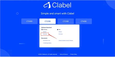 Clabel 221b Barcode Label Printer Instruction Manual
