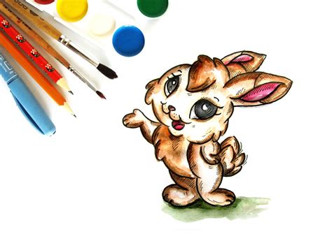 Как нарисовать зайку поэтапно Фломзики ру