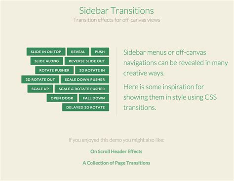 Sidebar Transitions Development Sidebartransitions Sidebar Article