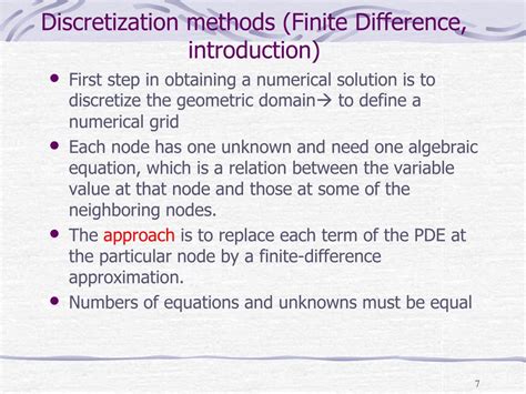 Ppt Numerical Methods In Computational Fluid Dynamics Cfd