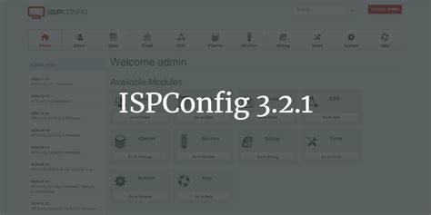 Ispconfig 3 2 1 Released Ispconfig