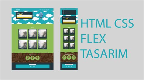 html css ile web sayfası oluşturma flex web tasarım and programlama