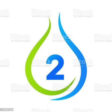 편지 2 드롭 워터 로고 디자인 벡터 템플릿 최소한의 물 로고 기호 0명에 대한 스톡 벡터 아트 및 기타 이미지 0명 개념 깨끗한 Istock
