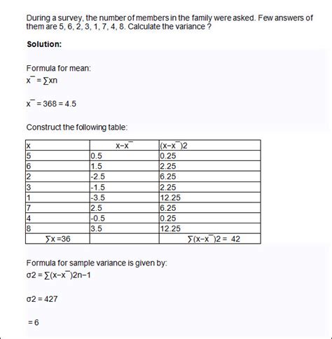 Free 14 Sample Variances Templates In Ms Word Pdf
