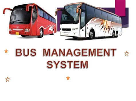 City Bus Management System Pptx