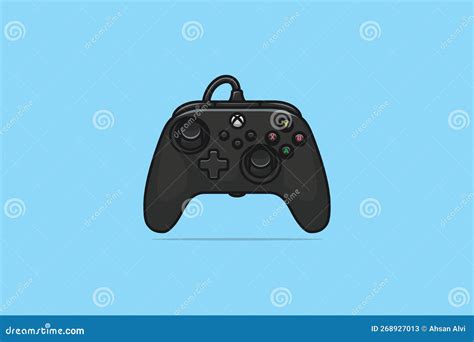 Joystick Controller And Game Pad Stick Vector Illustration Stock Illustration Illustration Of