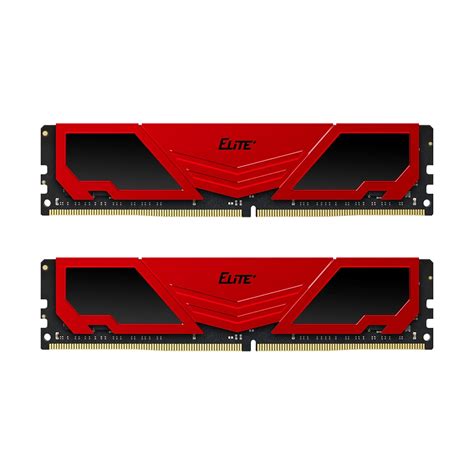 DDR4 3200 32GB 16GBX2 Team ElitePlus Red TPRD432G3200HC22DC01