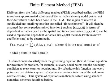 Finite Element Method Fem Explained