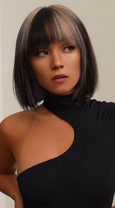 Best 12 19 Chic Short Bob Haircuts With Bangs Artofit