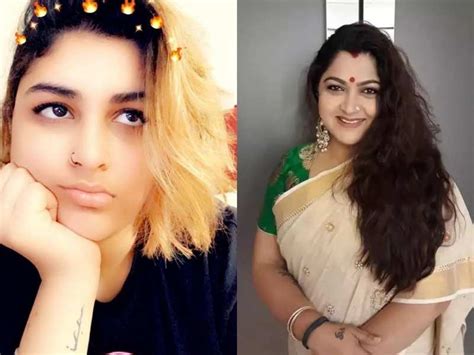 Khushbus Adorable Wish To Her Daughter On Her Birthday Tamil Movie