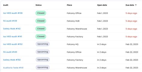Audit Scheduling Never Miss An Audit Again Falcony