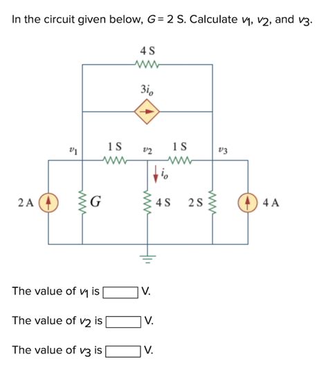 Answered In The Circuit Given Below G2 S Bartleby
