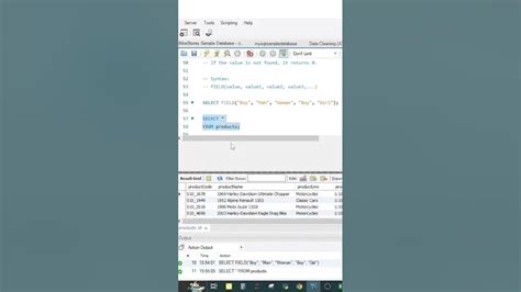 Mysql Field Function Mysql Sql Dataanalysis Youtube