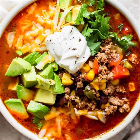 Taco Soup The Wooden Skillet