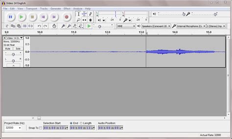 Time At Current Placement Of Selection Tool Windows Audacity Forum