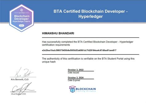 Himanshu Bhandari On Linkedin Blockchain Hyperledgerfabric Hyperledger Bta